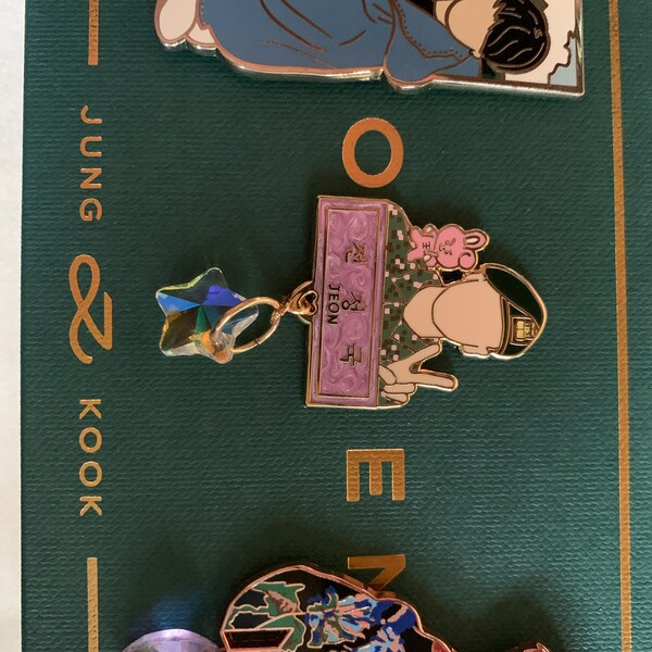 BTS OT7 Mic Drop Enamel Pin Pearl Hard Enamel PROOF Love Yourself - Etsy