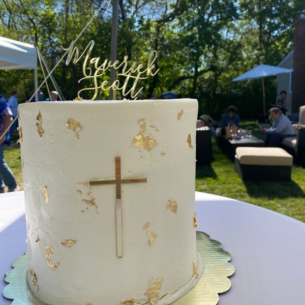 Your Custom Message Acrylic Cake Topper: Personalized Saying for ...