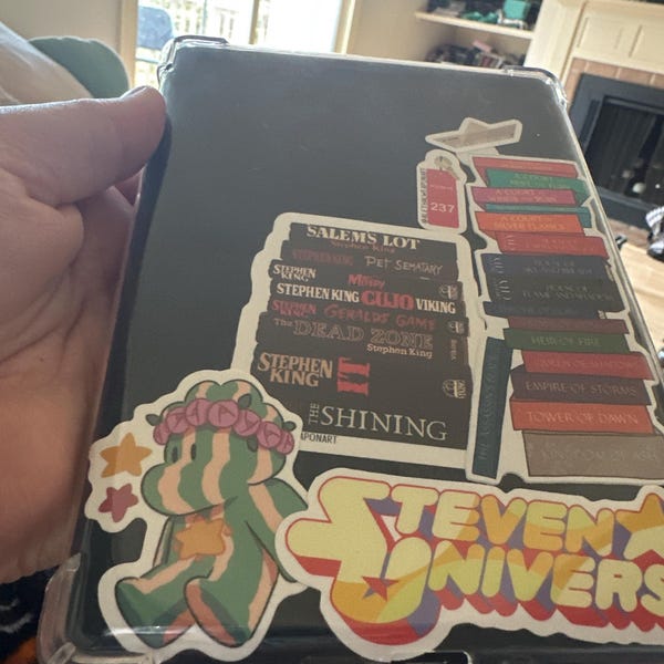 Horror Book Stack Vinyl Sticker | Horror Book Stickers | Stephen King ...