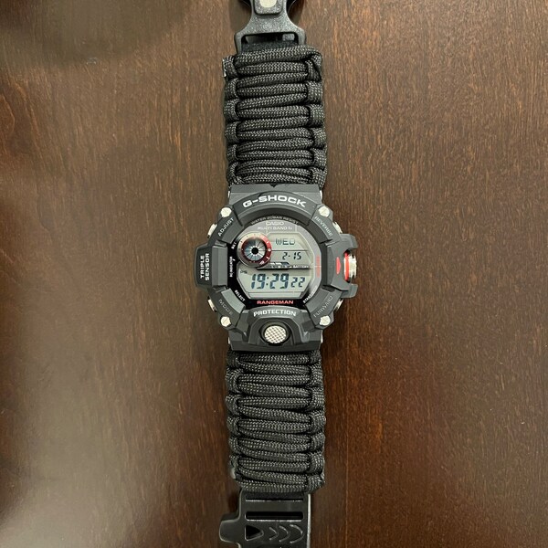 Casio G-shock Rangeman GW-9400 Series Adjustable Paracord Survival ...