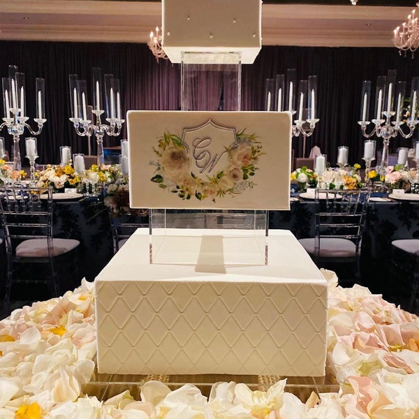 Cake Riser Clear - Clear Cake Stand - Cake Pedestal Acrylic - Acrylic ...