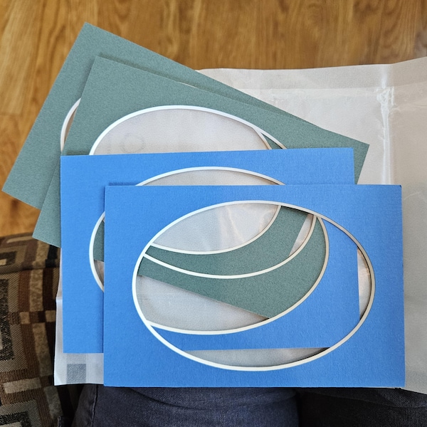 8x10 Custom Cut Single Matboard for 8x10 Frame, Picture Frame Mat ...