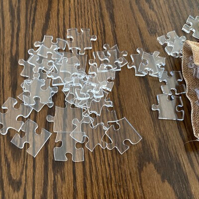 Impossible Puzzle Impossible Acrylic Puzzle for Adults Clear Jigsaw ...