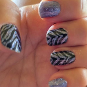 Abstract Pastel Transparent Overlay Nail Wraps Nail Strips - Etsy