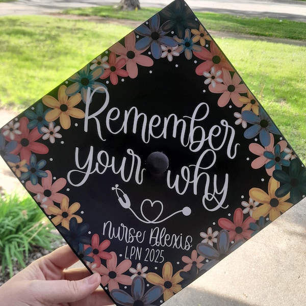 Custom "social Worker" Graduation Cap Topper, Social Work Graduation ...