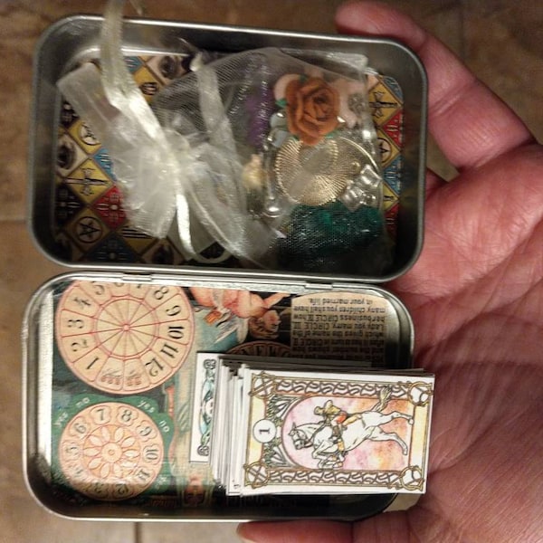 Ultimate Tarot Tin Kit, Extended Tarot Kit, Travel Tarot Kit - Etsy