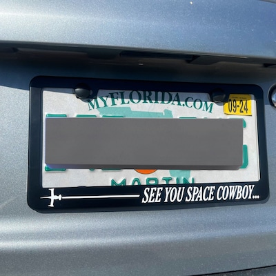 Cat Funny License Plate Frame - Etsy