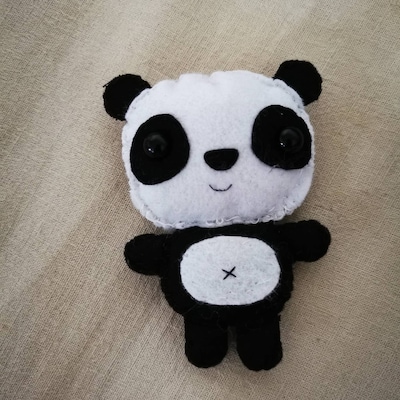 Felt Panda Pattern PDF Tutorial Panda Plush Sewing Tutorial Panda DIY ...