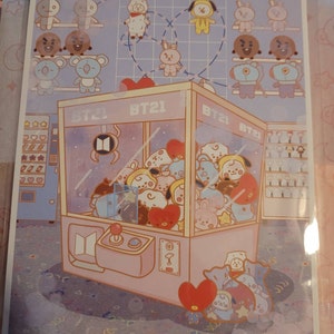 K Pop Song Inspired UFO Claw Machine Prints - Etsy