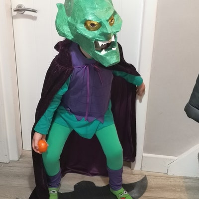 GREEN GOBLIN MASK - Etsy
