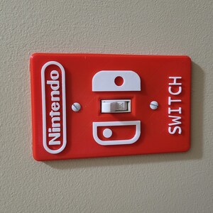 Nintendo Switch Light Switch Plate - Etsy