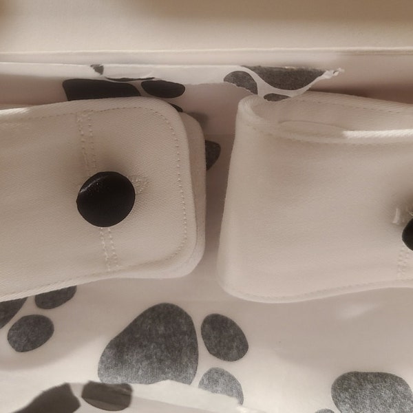 Dog Cuffs~non-slip Feature~dog Tuxedo~dog Cuffs With Satin Buttons to ...