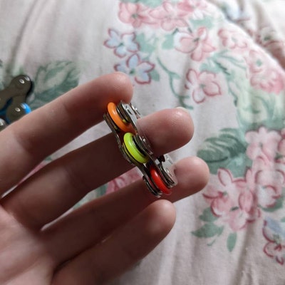 The Wave Bike Chain Link Fidget Toy - Etsy