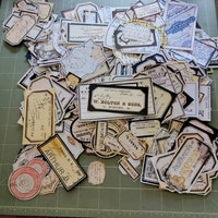 Blue Vintage Labels Digital Distressed Numbers Blue Labels - Etsy Canada