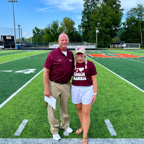 Coach's Little Girl Shirt for Football Coach Daughter Football Coach ...
