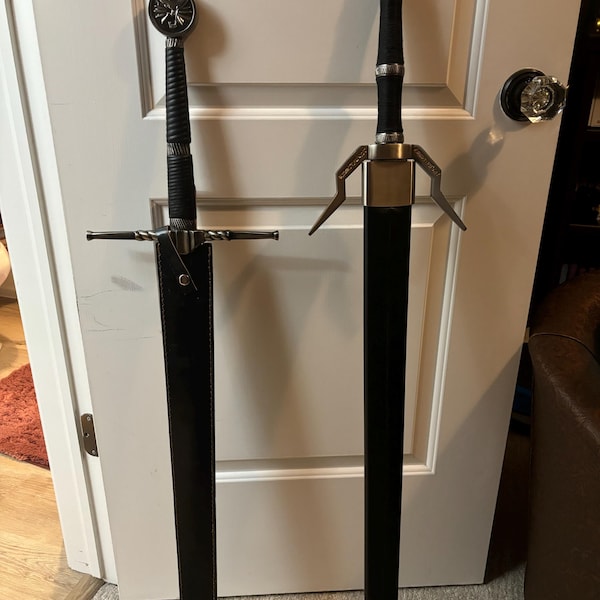 Handmade Witcher 3 Wild Hunt Swords, Geralt of Rivia Cosplay Swords ...