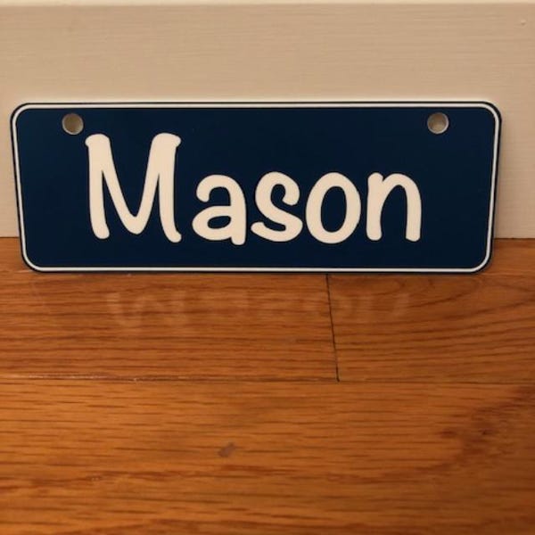 Personalized Cat Ears Wall Name Plate | Food Station | Feeding Station ...