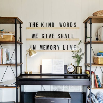 Extra Wood Ledges for Letter Ledges Letters NOT Included Width Options ...