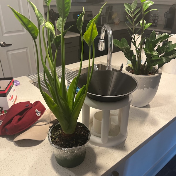 Conduit Plant Pot Unique, 3D Printed Planter, Planter With Drainage ...