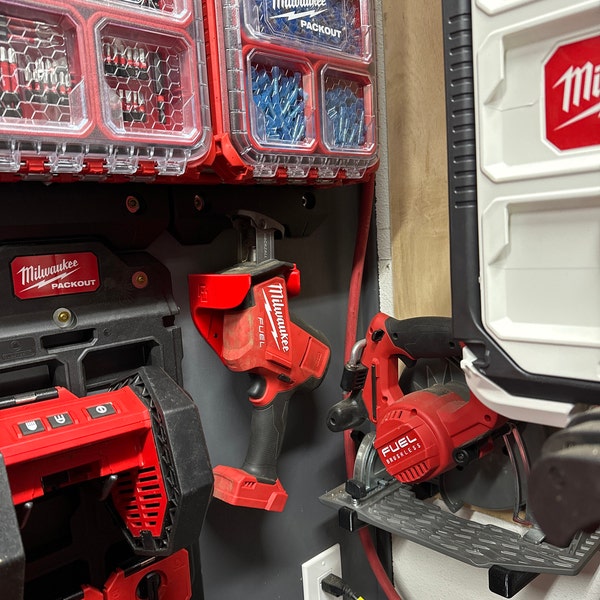 Milwaukee Tool M18 FUEL Leaf Blower Wall Mount Storage Organization ...