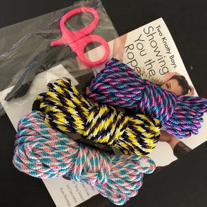 Beginners Rope Bondage Kit 90ft Shears for Shibari or - Etsy