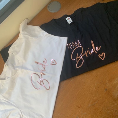 Team Bride Shirts, Bride Shirt, Bride Squad T-shirts, Hen Party T ...
