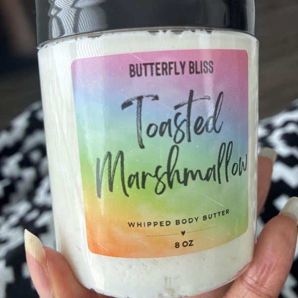 Toasted Marshmallow Body Butter | Vegan Body Butter | Marshmallow ...