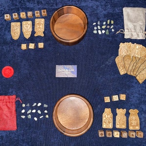 Complete Orlog Game Set 20 Gods 12 Dice 30 Tokens 30 | Etsy