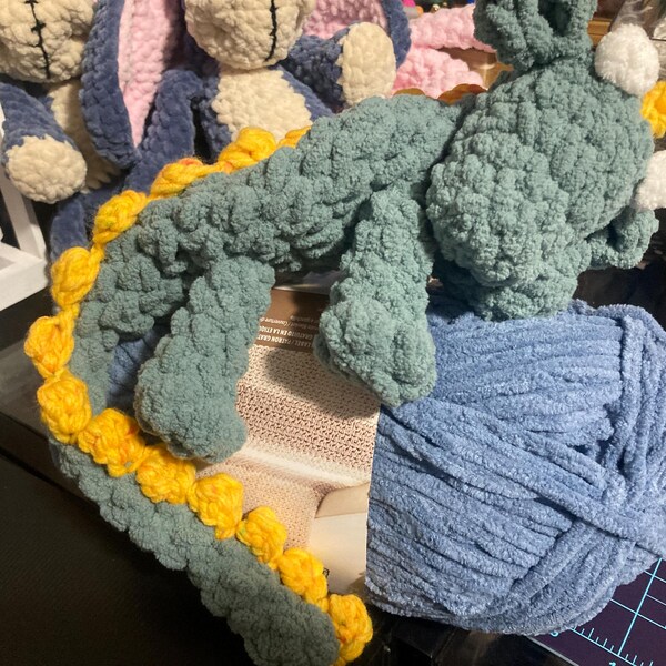 Diddy Dex the Palm Sized Snuggler Dragon Crochet Pattern Amigurumi ...