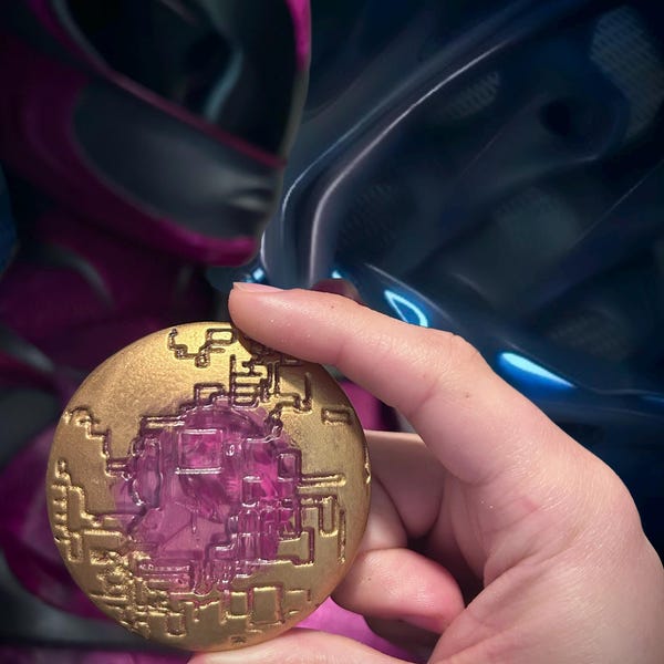 Power Rangers 2017 Movie Inspired Yellow Ranger Ninjetti Bear Coin - Etsy