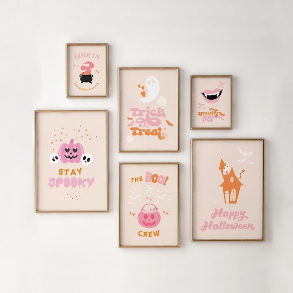 6 Frame Mockup, Gallery Wall Mockup, Poster Mockup, Boho Mockup ...