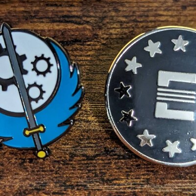 Pins Fallout Enamel Video Game Pins Fallout Enclave Fallout New Vegas ...