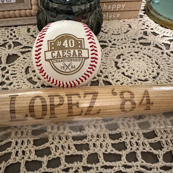 18" Trophy Bat Personalized Baseball Bat Custom Baseball Bat Engraved ...