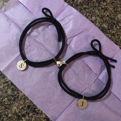 Couples Magnetic Bracelets Matching Bracelets Connecting - Etsy
