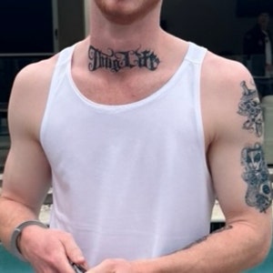 Viking Set 2 Temporary Tattoo Rapper Tattoos Post Malone Temp - Etsy