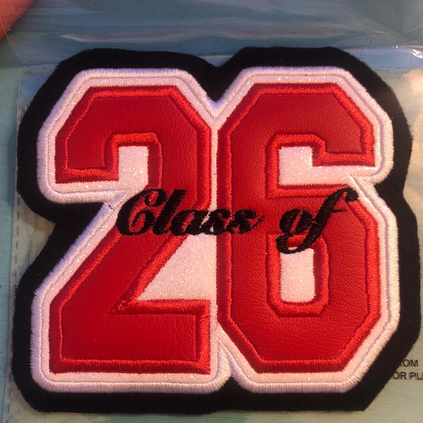 Graduation Year Letterman Jacket Patch | Class Year Letterman Jacket ...