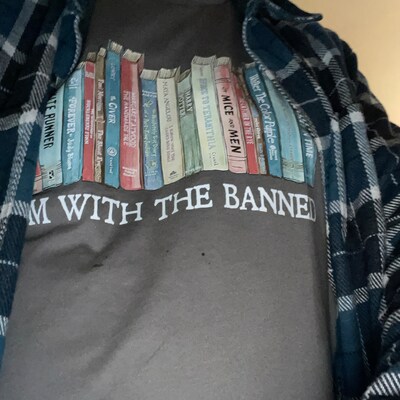 I'm With the Banned, Banned Books Shirt, Banned Books Sweatshirt ...