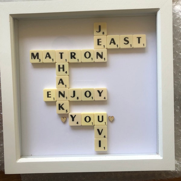 Engagement Scrabble Frame, Wedding Scrabble Frame, Engagement Frame ...