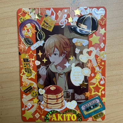 Custom Decorated Toploader Anime Vtuber Manga - Etsy