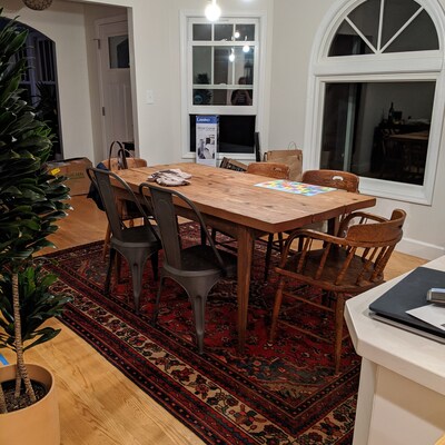 Size 160 Cm X 213 Cm / 5.2' X 7' Area Rug, Handmade Wool Rug, New ...