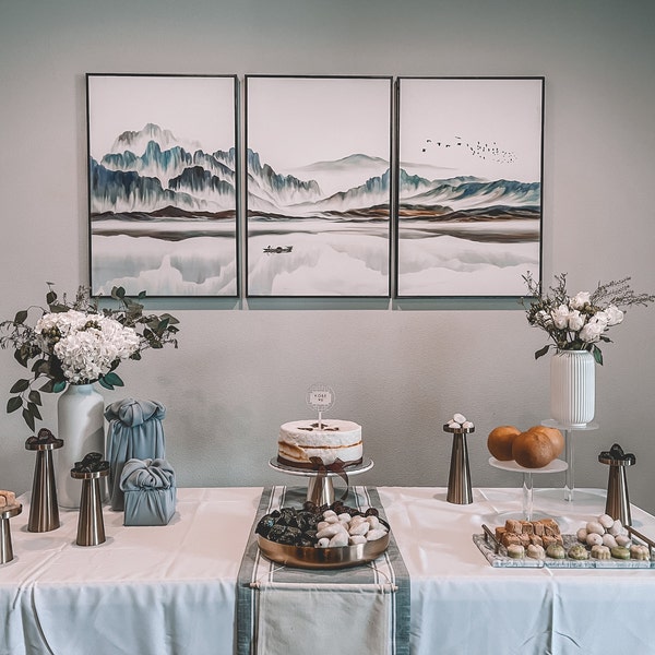 DIY Korean Dohl Bojagi Set, Dohl Party Table Decoration, Modern ...