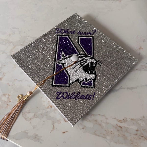 Custom Rhinestone Graduation Cap Topper - Etsy