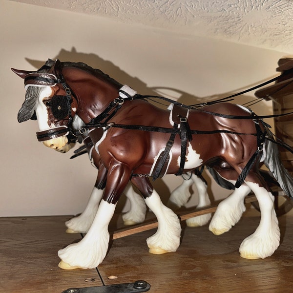 Model Horse Halter Set With Rope Noseband busy Bee Traditional 1:9 ...
