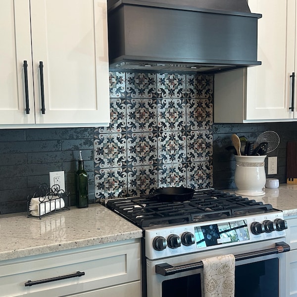Kitchen Bathroom Backsplash Tile Floor Tile Custom Tile Vintage ...