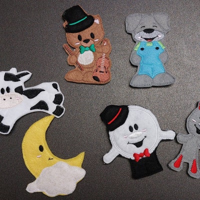 5x7 HOOP ONLY ITH Digital Embroidery Design 5x7 Felt Dress - Etsy