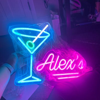 Man Neon Sign, Man Art, Male Body Art, Custom Neon Sign, Bedroom Neon ...