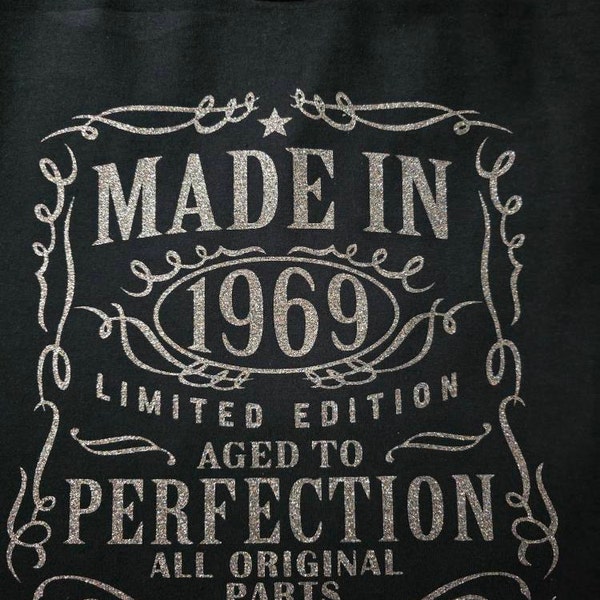 1969 Birthday SVG PNG 1969 Birthday Vintage 1969 Aged to Perfection ...