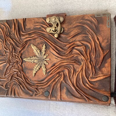 Fish Bone Journal Fisherman's Log Book Leather Fishing - Etsy