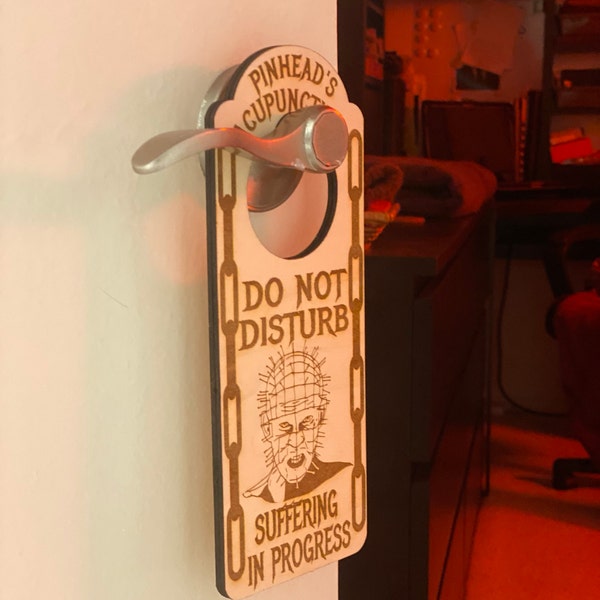 Hellraiser Pinhead's Acupuncture Do Not Disturb Suffering in Progress ...