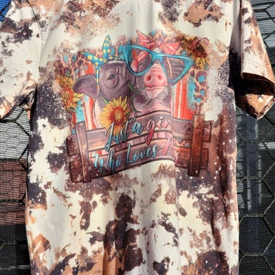 Western Pigs Png Sublimation Design,just A Girl Who Loves Pig Png, Pig ...